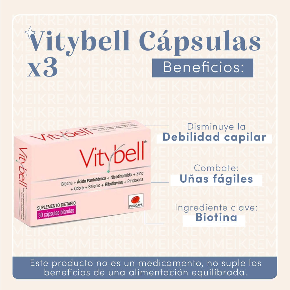 Vitybell Cápsulas Promoción, Pague 2 lleve 3 | PROCAPS - MEIKREM