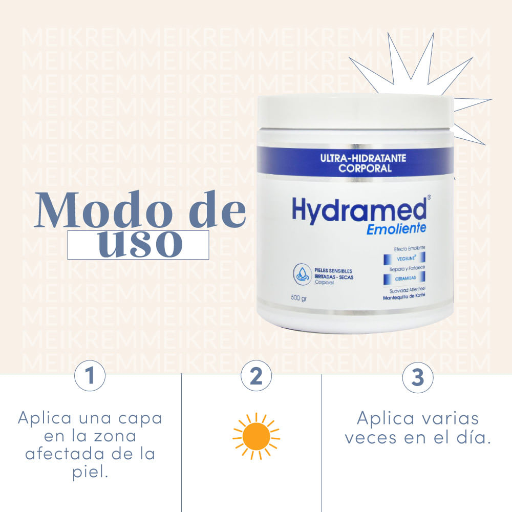 Hydramed Emoliente Corporal x 500g | Skindrug - MEIKREM